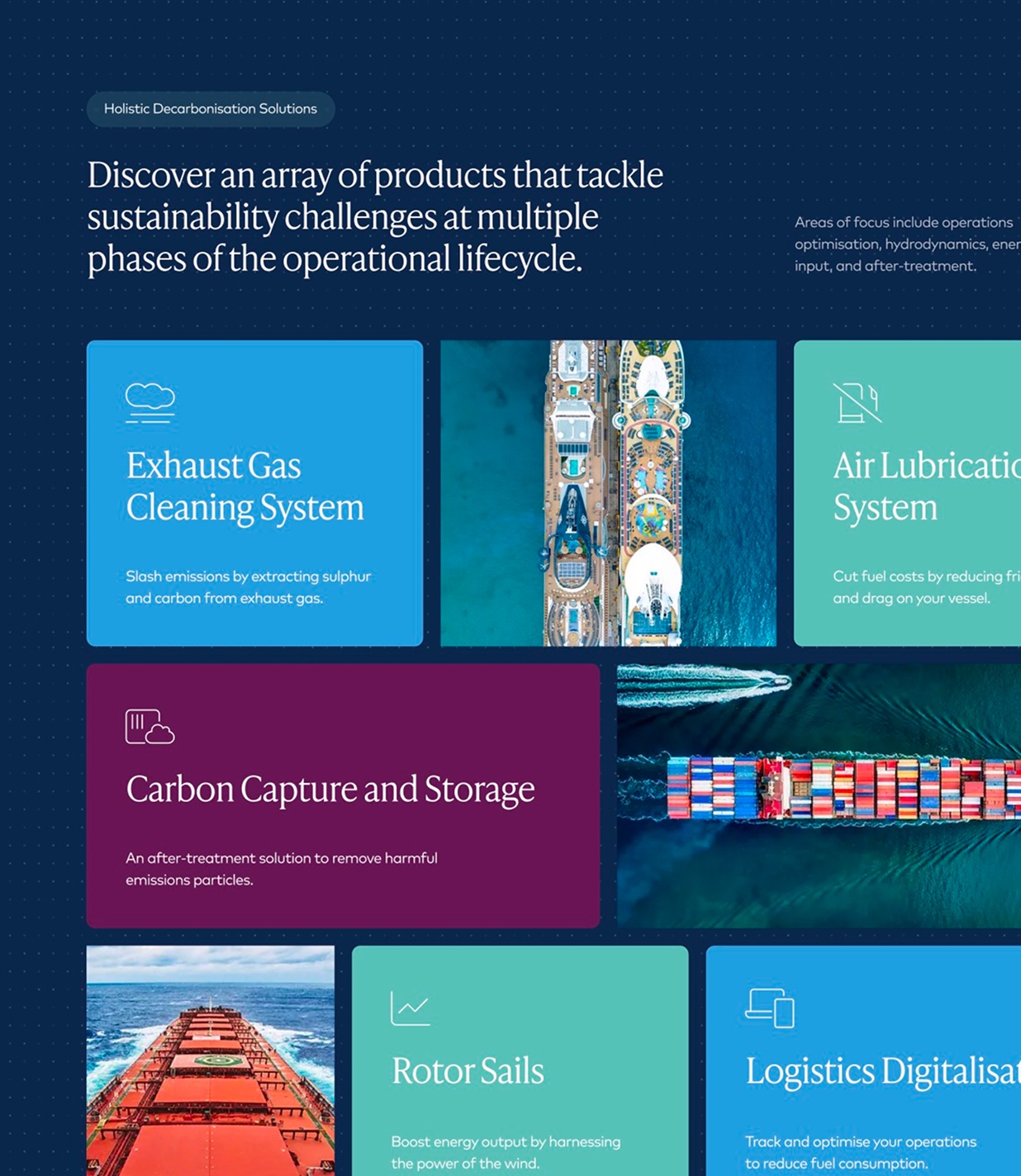 Web Design for Sustainable Maritime Company | Yellowball